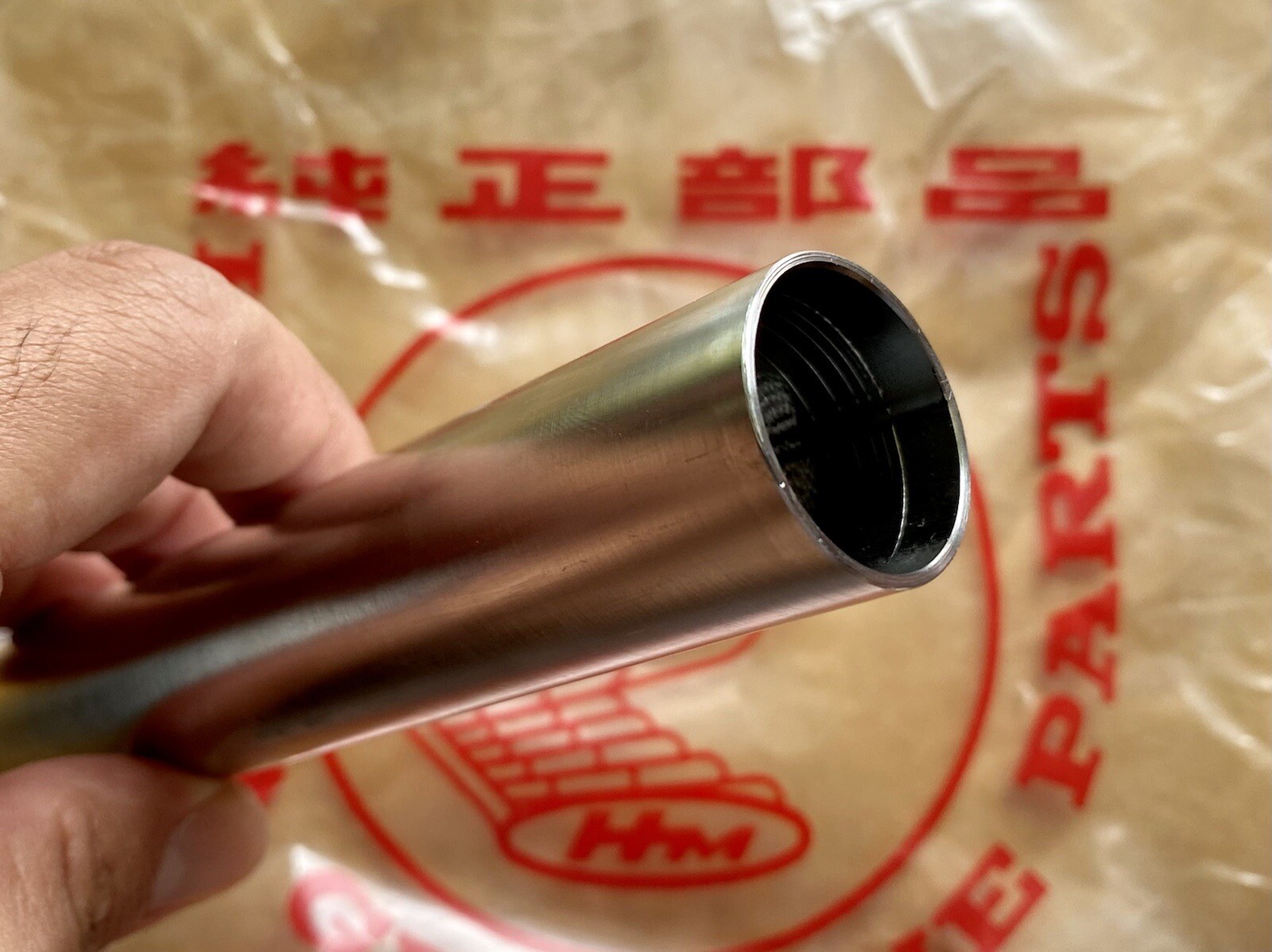 HONDA CB95 CB72 CB77 CL72 CL77 CP72 CP77 THROTTLE GRIP PIPE STAINLESS ...