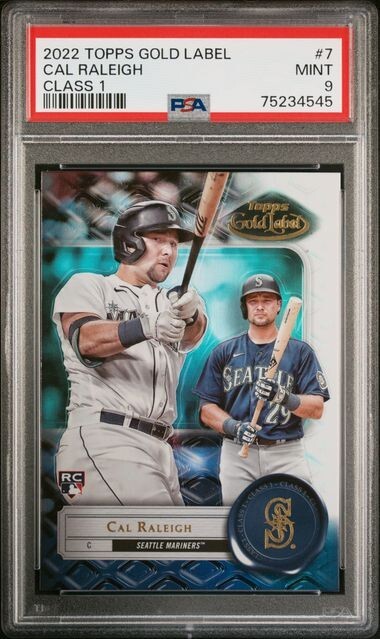 2022 Topps Gold Label - Class 1 #7 Cal Raleigh (RC) for sale online | eBay