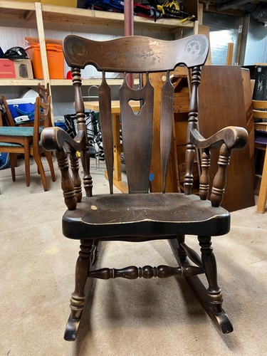 S Bent Brothers Wood Rocking Chair | eBay