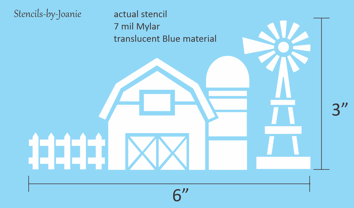 Barn Stencil Welcome To The Barn / Goat Stencil – WallCutz Crafts