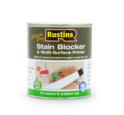 Rustins Quick Dry Stain Blocker & Multi-Surface Primer available in 250 ...