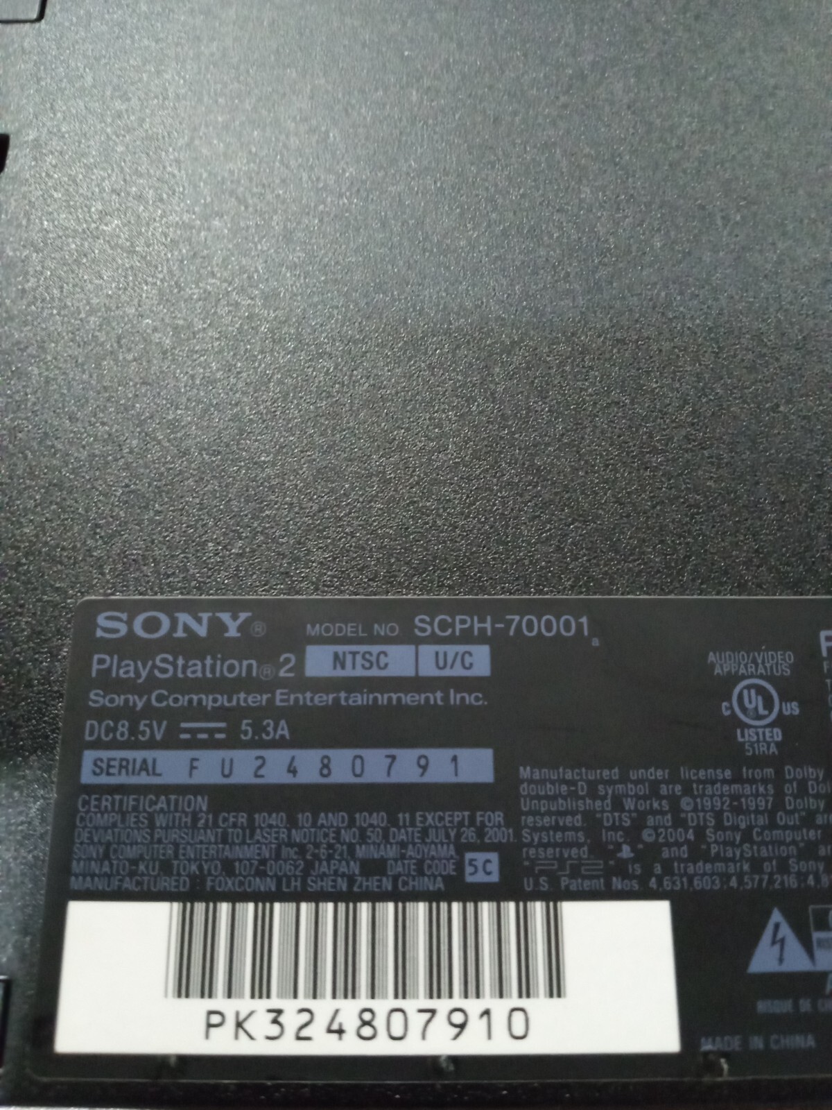 Sony Playstation PS2 Slim Console Bundle. SCPH-70001. Tested and ...