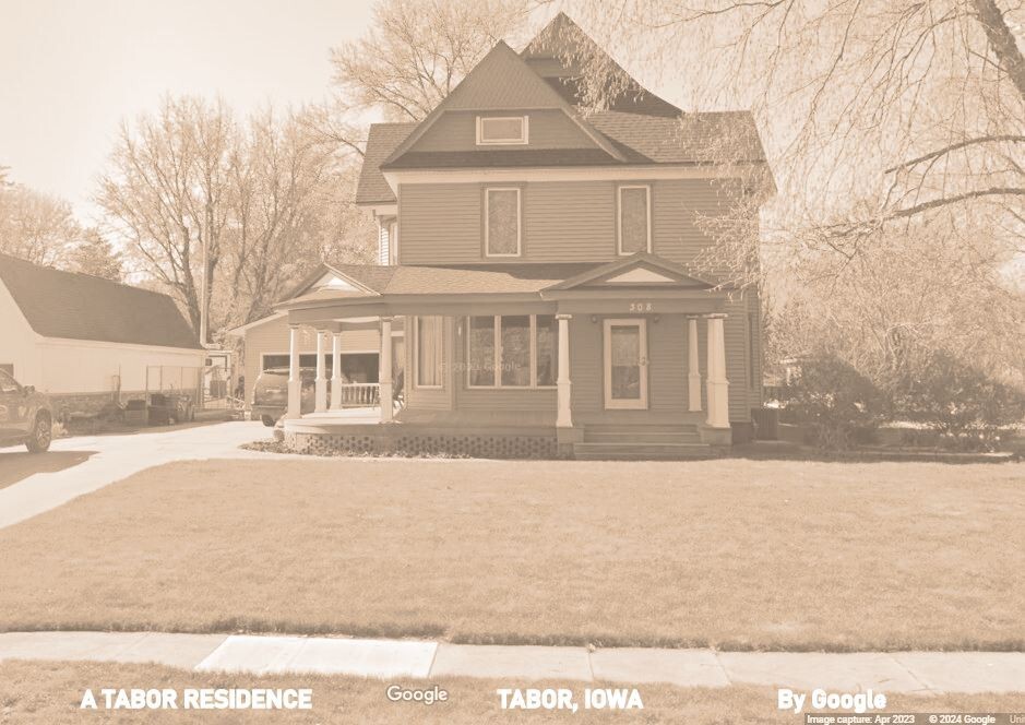Tabor~Gertrude's Residence~308 Orange St~Double Gable~Wrap-Around Porch RPPC '10 | eBay