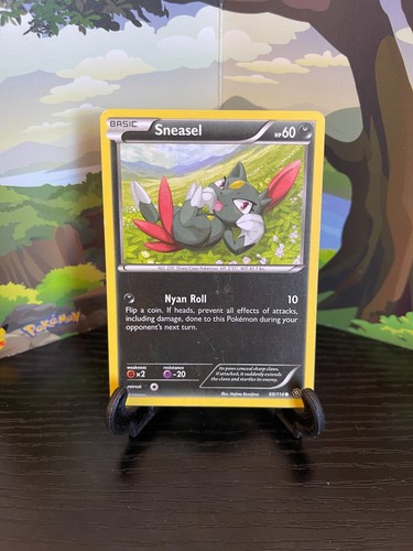 Sneasel 60/114 - Steam Siege - Common - Pokemon Card - MP | eBay