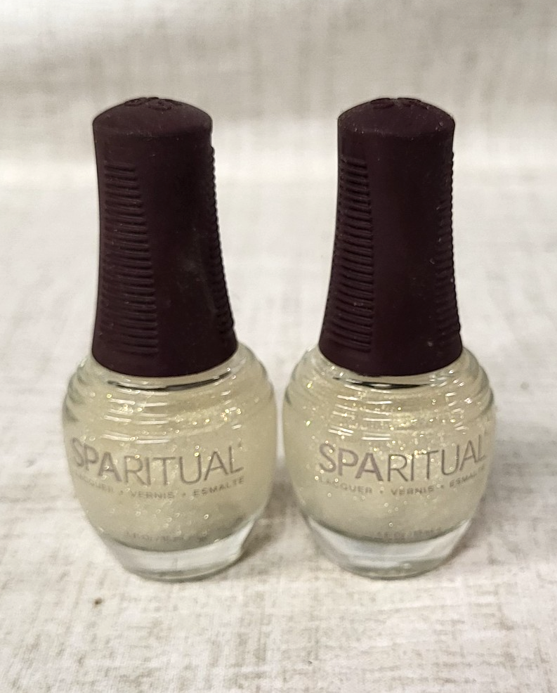 2 x Sparitual Nail Polish Lacquer ~ 80265 SPARKLING CONVERSATION ~ 0.5 ...