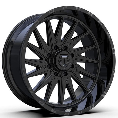 20x10" TIS Wheels 547B Black Off-Road Rims (4 pcs) | eBay