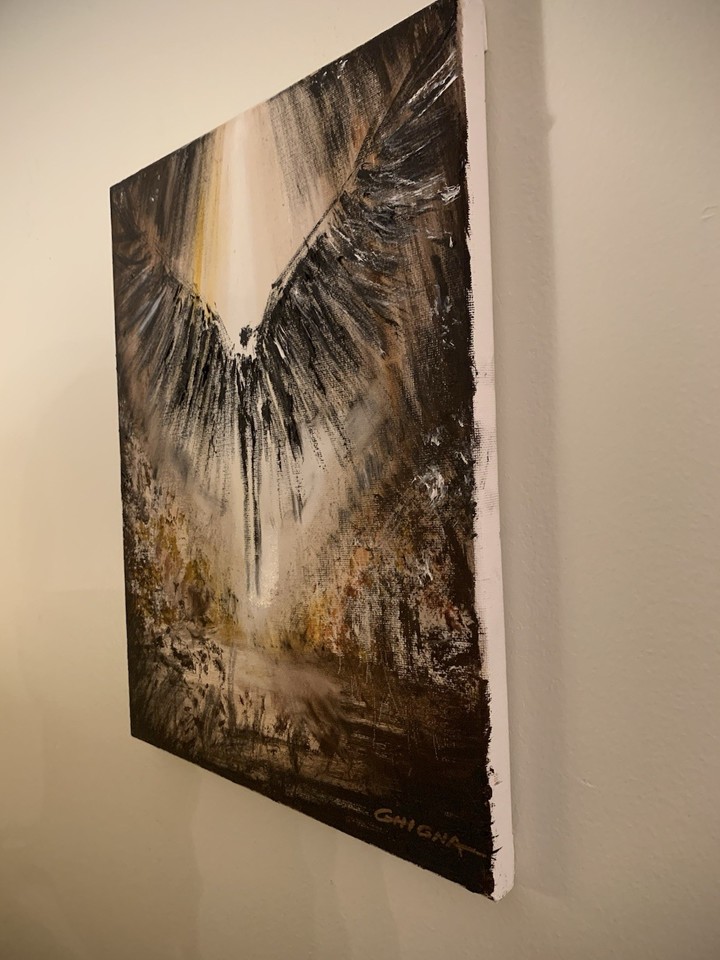 Original Oil Angel Painting By Chip Ghigna | eBay