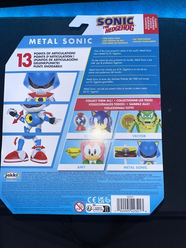 Sonic The Hedgehog - Metal Sonic & Goal Post - 4 Inch Figure By Jakks ...