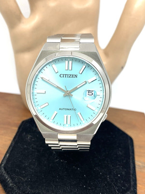 Citizen Men's Watch NJ0151-88M Tsuyosa Automatic Teal Blue Dial ...
