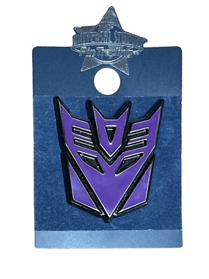 Transformers Decepticons Purple 3D Logo Unviersal Studios Collectable ...