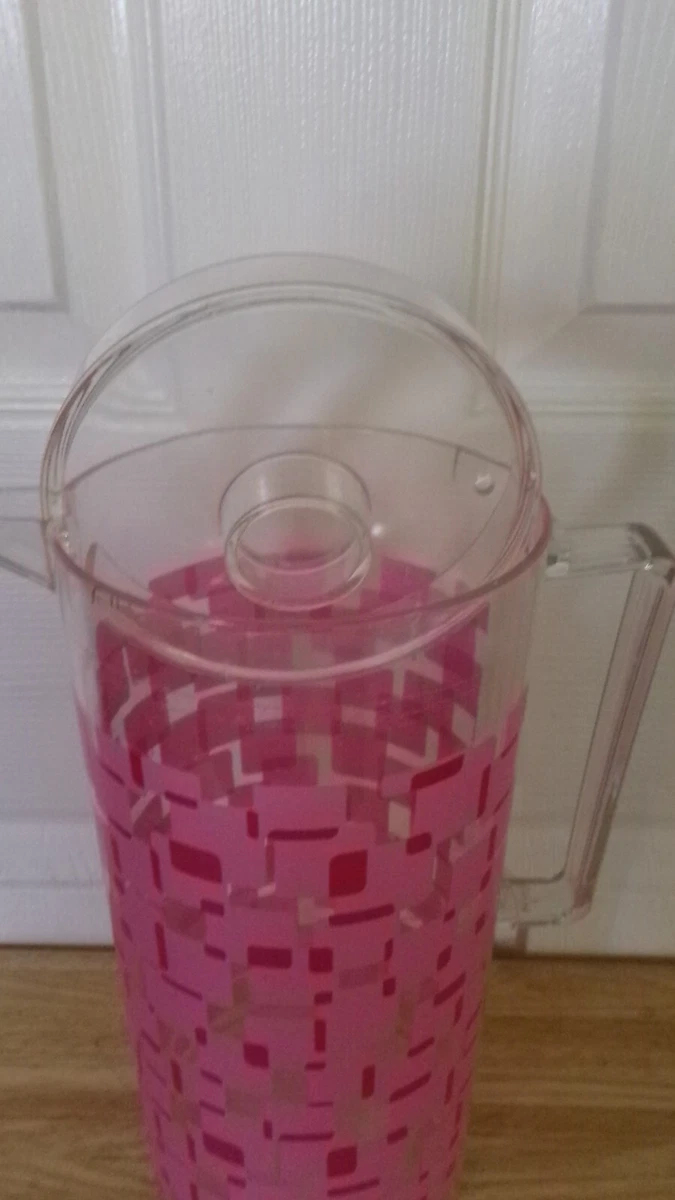 Pink Plastic Pitcher