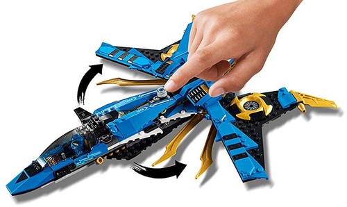 LEGO NINJAGO Legacy 70668 - Jays Donner-Jet Nya Pythor 4 Minifiguren ...