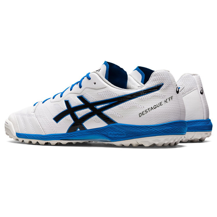 ASICS Turf Football Futsal Shoes DESTAQUE K FF TF White 1111A218 US4.5 ...