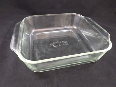 Corning PYREX Clear Glass 8 x 8 x 2 IN. 2L Drying Storage Sterilizing ...