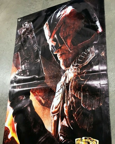 Judge Dredd canvas banner poster | eBay