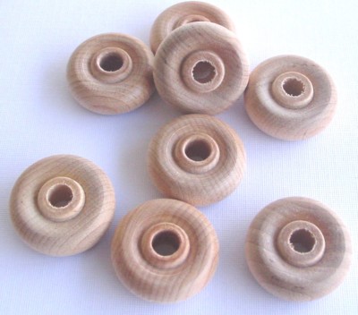 100 Wood Toy Wheels 1 Inch Diameter | eBay