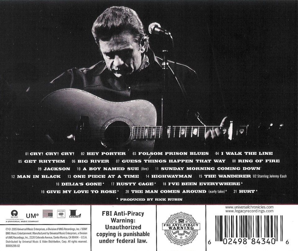 Johnny Cash - The Legend of Johnny Cash - CD 602498843406 | eBay