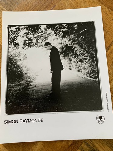 SIMON RAYMONDE Original press photography BW COCTEAU TWINS THIS MORTAL ...