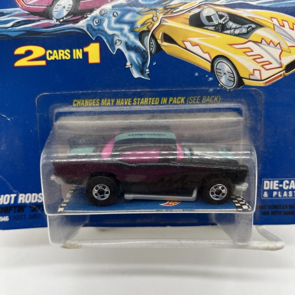Mattel Hot Wheels CONVERTABLES Hot Rod Shiftin’ 50’s -2 Cars In 1 HTF ...