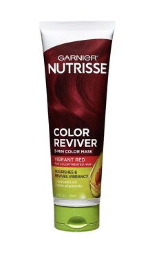 Garnier Nutrisse Color Reviver 5-Min Color Mask Vibrant Red 4.2 oz ...