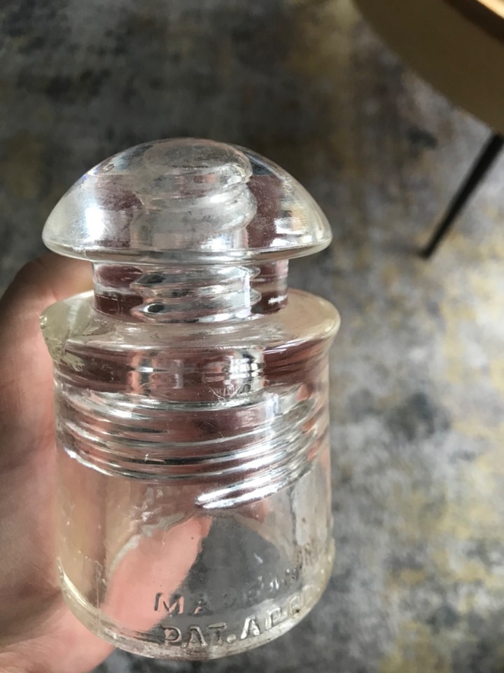 Vintage Pyrex Clear Glass electrical Insulator | eBay