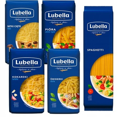 Lubella Mix 5 rodzai makaronów 400 g x 5 sztuk ZESTAWY | eBay UK