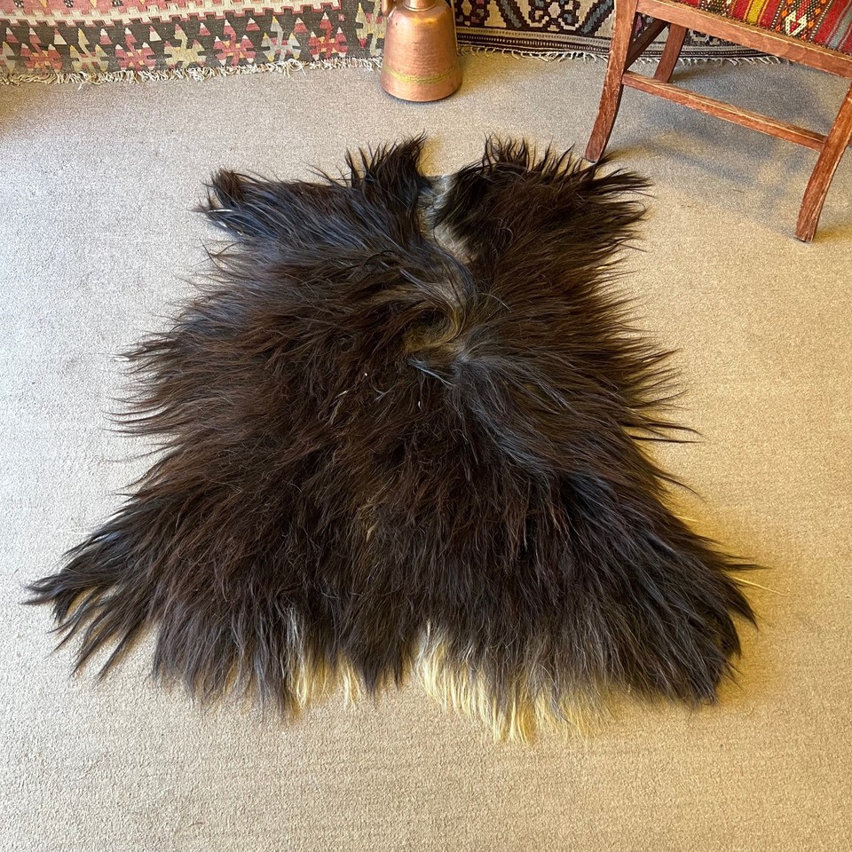 Natural Angora Goat Skin Rug Goat Hide Long Hair Goatskin Pelt Goat ...