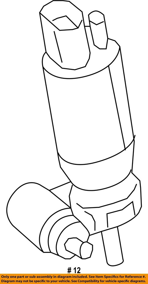 MERCEDES OEM 13-19 Maybach S550 Washer Components-Washer Pump ...