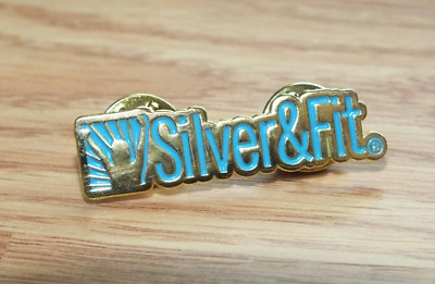 Gold Tone Silver & Fit Collectible Fitness Club Souvenir Lapel Pin | eBay