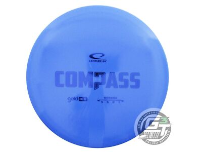 NEW Latitude 64 Gold Ice Compass 170g Blue Blue Foil Midrange Golf Disc ...