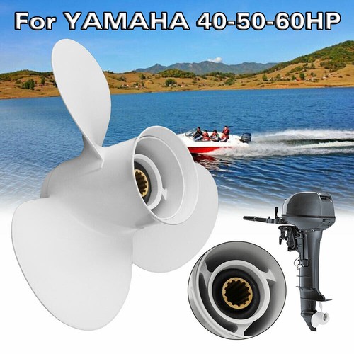 11 3/8 x 12-g Boat Propeller Prop OUTBOARDS 3 Blades For YAMAHA 40-50 ...