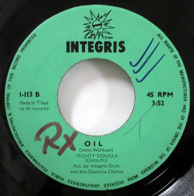 MIGHTY DOUGLA 45 GRand Wood Oil INTEGRIS Calypso Trinidad VG+ #2922 | eBay