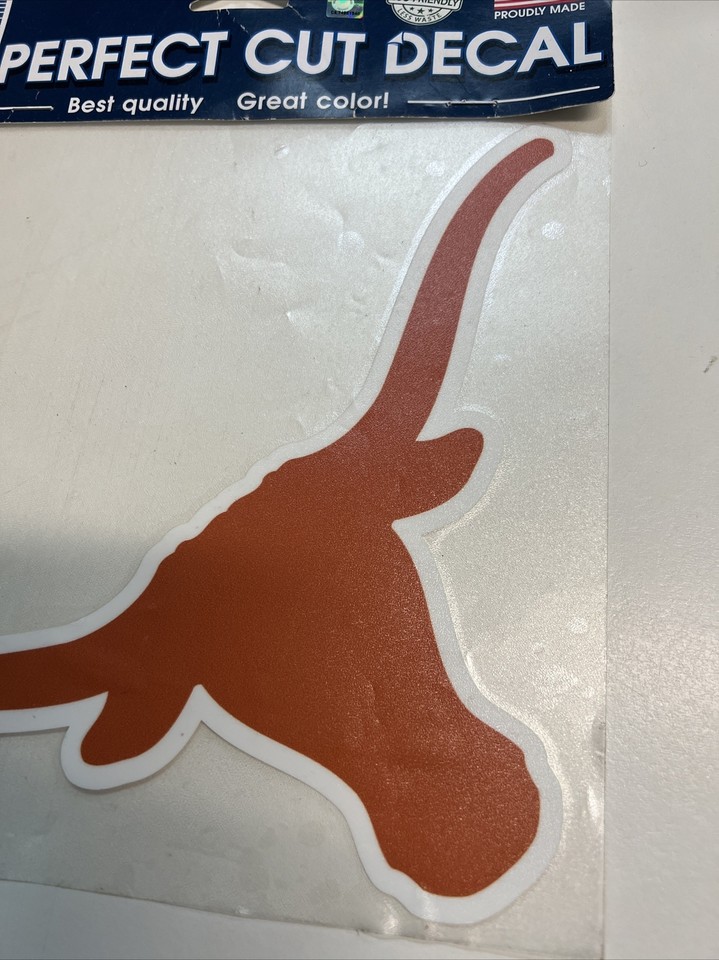 Texas Longhorns 8"x8" Perfect Cut Car Decal NCAA Car Auto Sticker ...