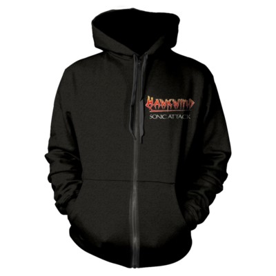 Hawkwind 'Sonic Attack' Zip Hoodie - NEW | eBay