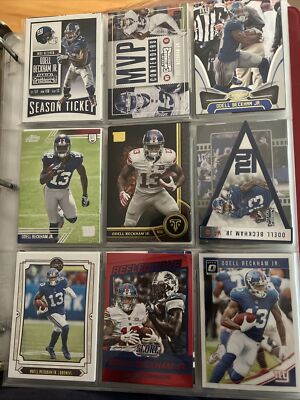 9 Card Lot Odell Beckham Jr. Browns Giants Ravens Will Combine Shipping ...