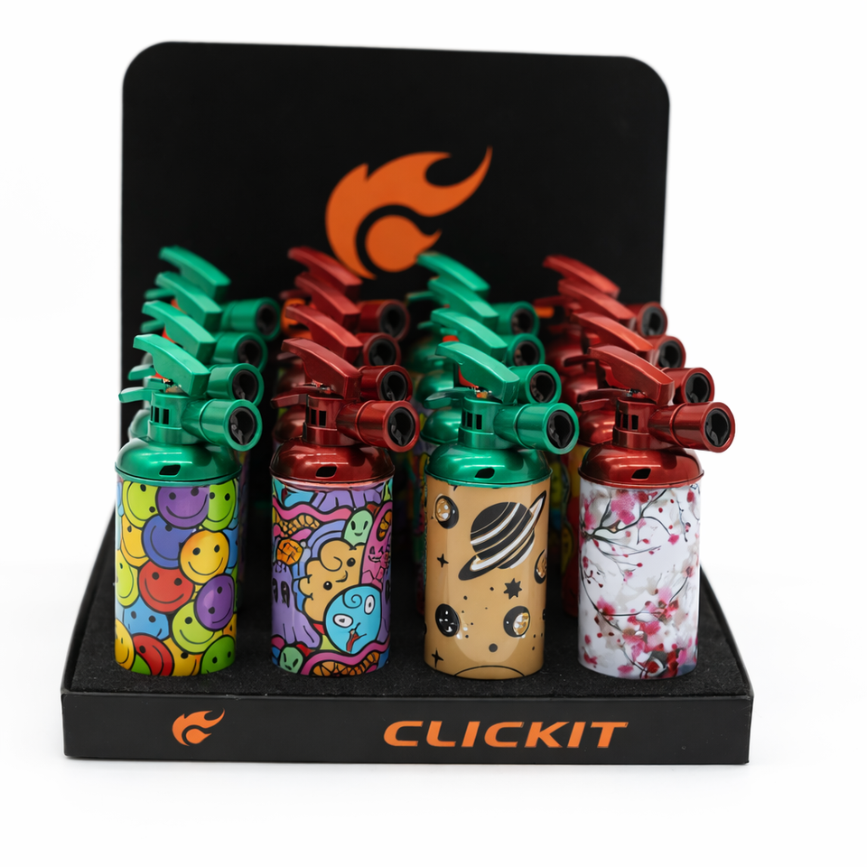 LIG CLICKIT FIRE EXTINGUISHER TORCH w/ PIC GH-6339 – 16CT BOX | eBay
