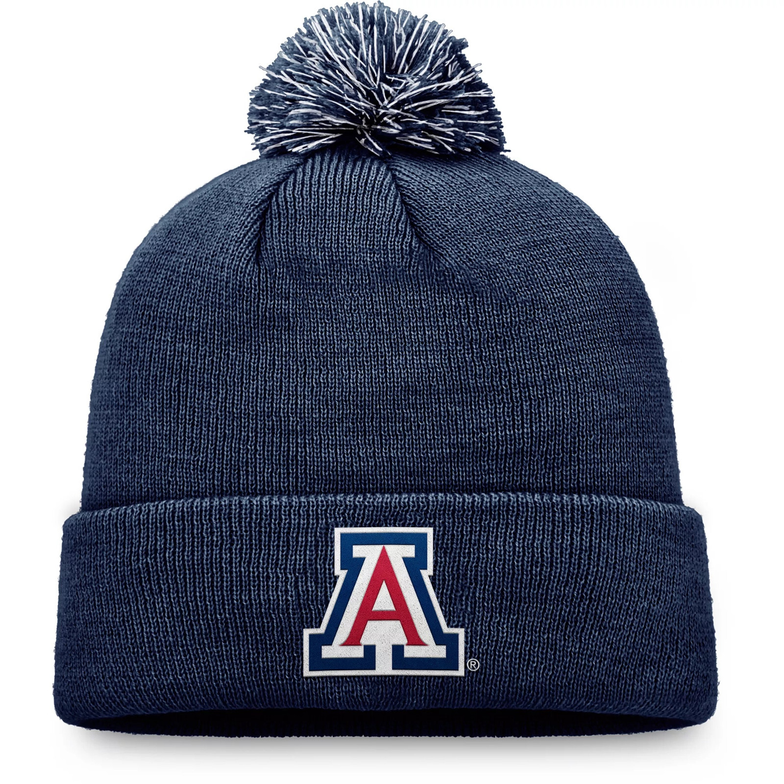 ARIZONA WILDCATS U OF A NCAA NAVY BEANIE POM KNIT CAP HAT NWT! TOP THE ...