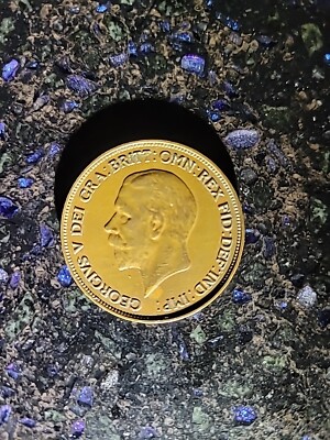 1929 Georgivs V Dei Gra Britt Omn Rex Fid Def Ind Imp One Penny Coin | eBay