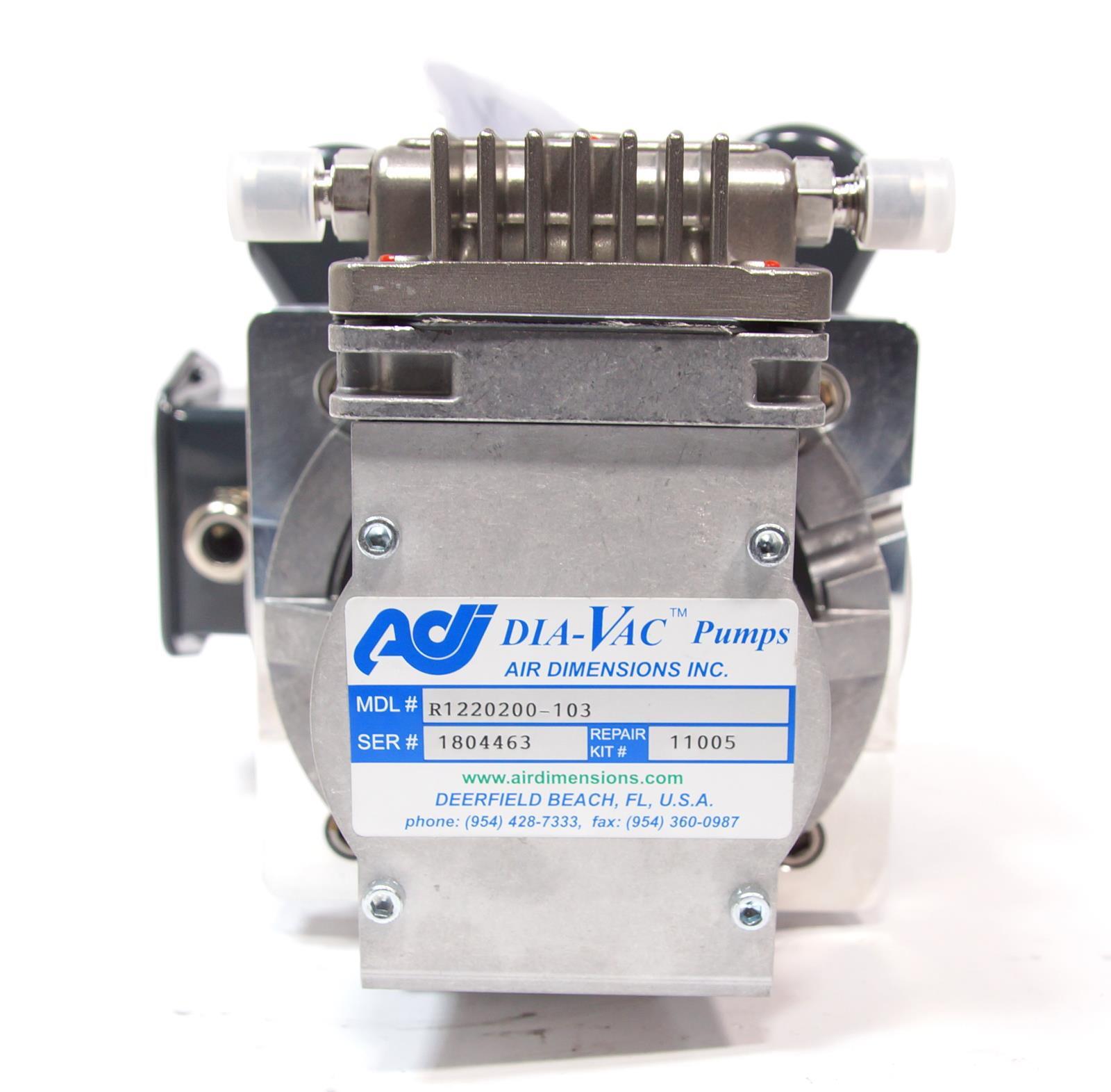 DIA-VAC R1220200-103 Diaphragm Vacuum Pump 5KCR46JN0707X For Coherent ...