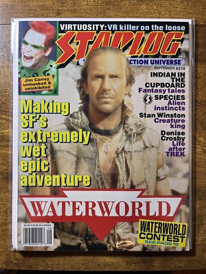 STARLOG MAGAZINE 218 WATERWORLD SPECIES JIM CARREY SEPT 1995 | eBay