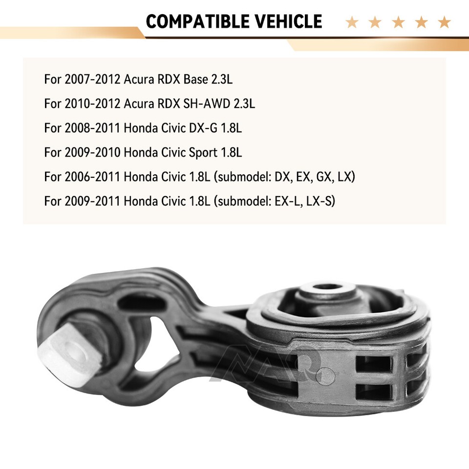 Engine Torque Motor Mount for 2007-2012 Acura RDX 2.3 2006-2011 Honda ...