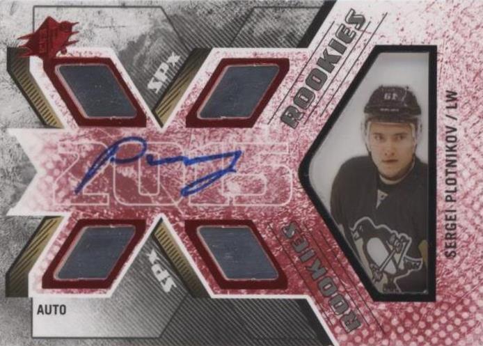 2015-16 SPx - Rookie Auto Sergei Plotnikov #132 Red /50 (AU, RC) for ...