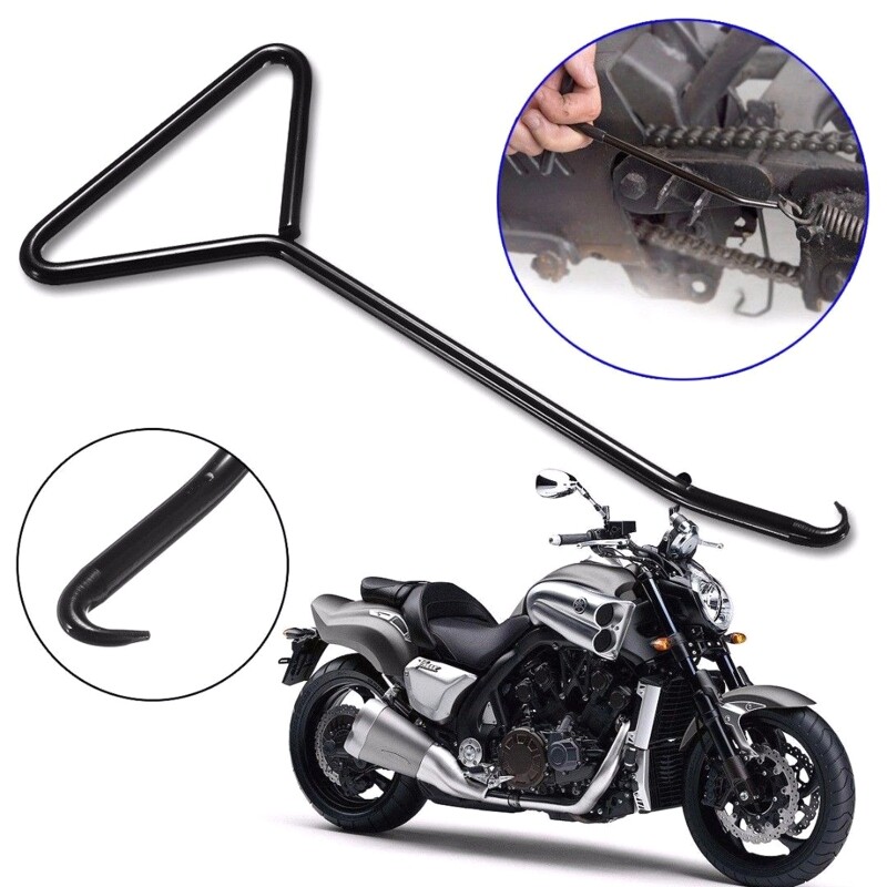 Motorbike Bicycles T-Handle Spring Hook Part Exhaust Stand Puller ...