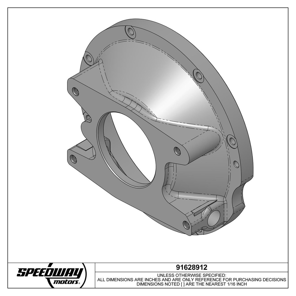 Speedway GM Manual Trans to Flathead Adapter, Fits Ford Clutch | eBay