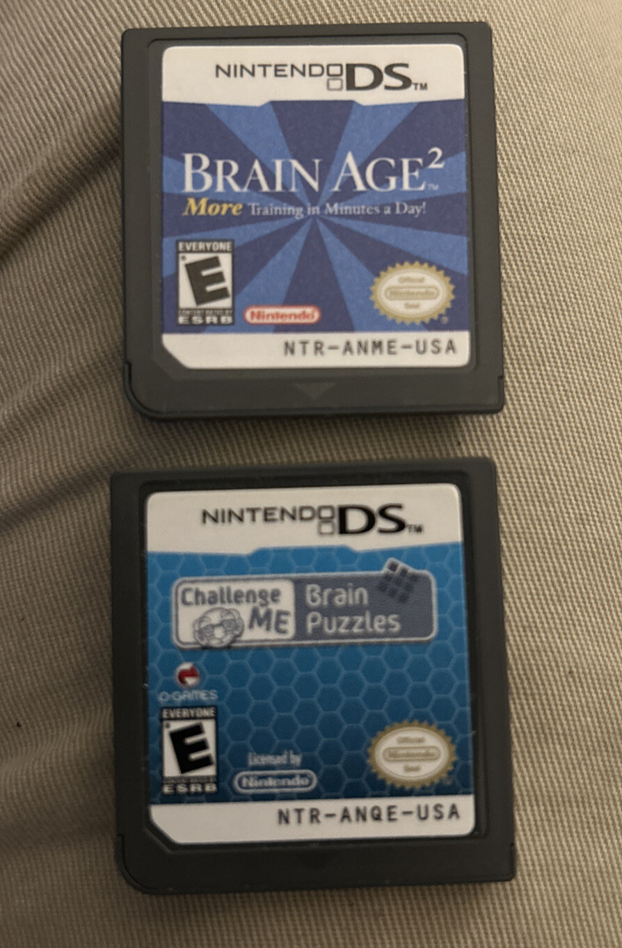 Nintendo DS BRAIN AGE 2 and CHALLENGE ME BRAIN PUZZLERS | eBay