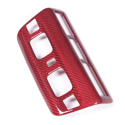 Red Carbon Fiber Car Roof Reading Light Frame Cover Trim For Corvette ...