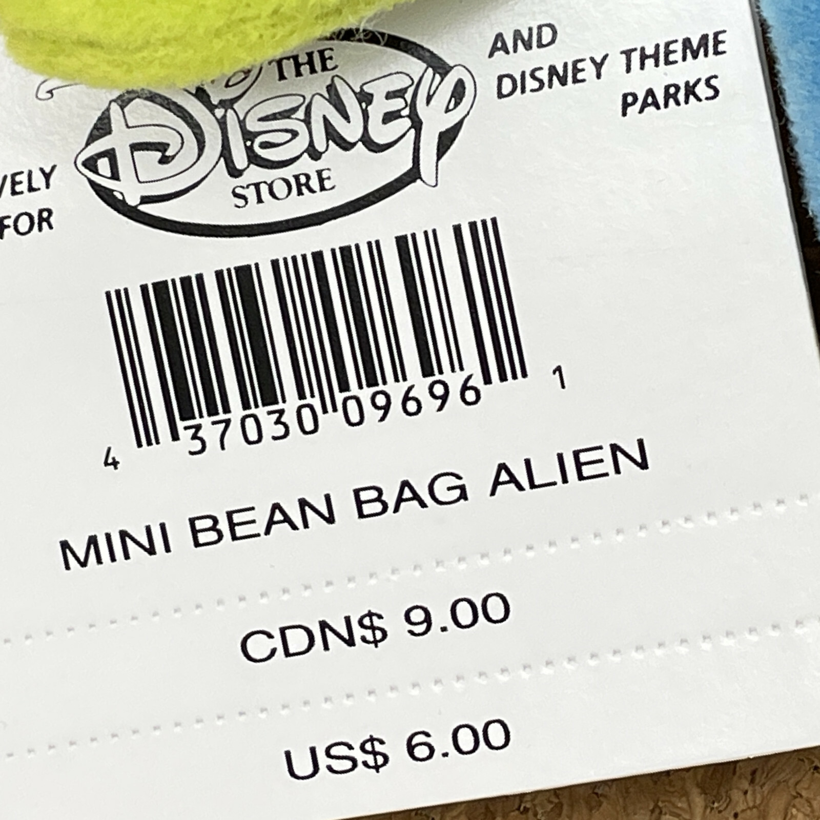 Toy Story ALIEN Bean Bag Plush Disney Store Stuffed Animal w Tags 8 ...