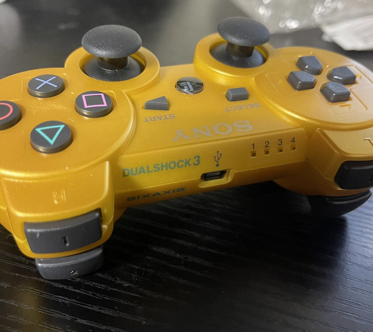 Gold Ps3 Controller