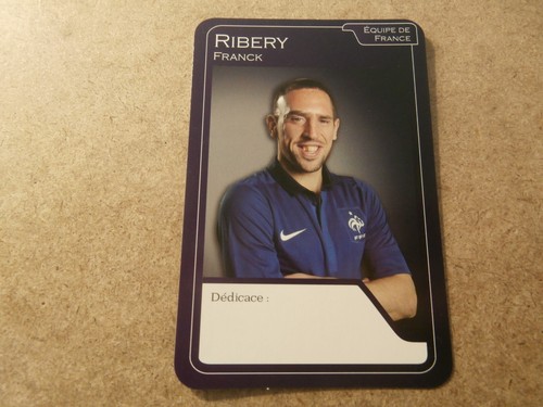 FRANCK RIBERY (TEAM FRANCE), RARE 2012 FOOTBALL ROOKIE CARD, COLLECTOR ...
