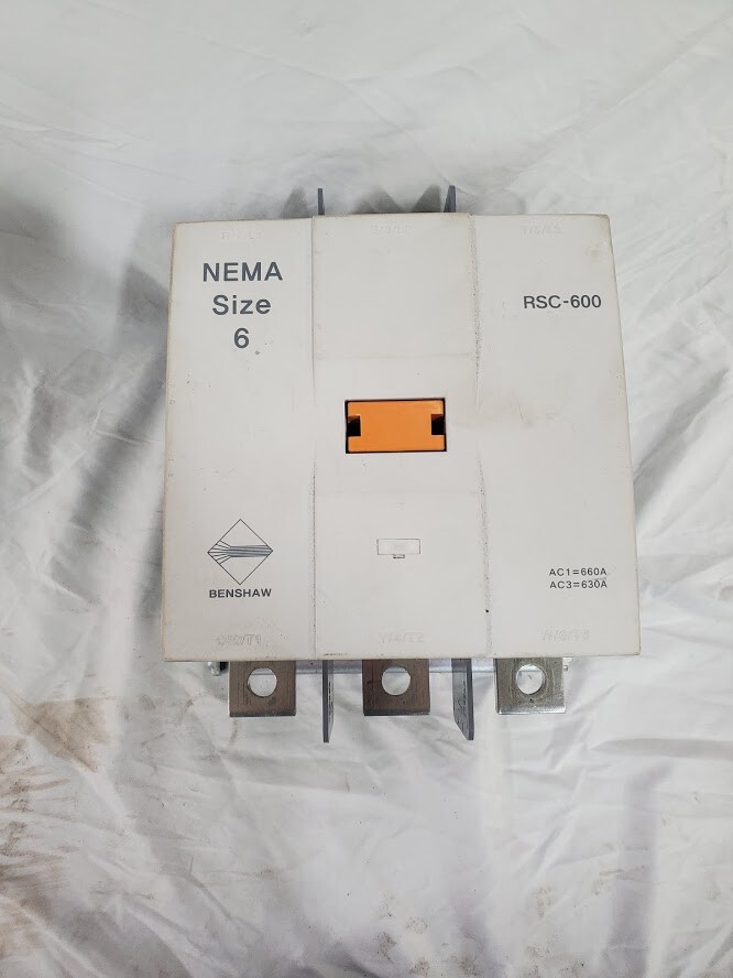 BENSHAW RSC-600 MAGNETIC CONTACTOR nema size 6 | eBay